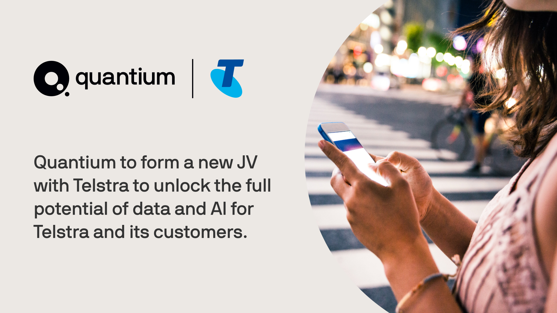 Telstra and Quantium - media release - Quantium : Quantium